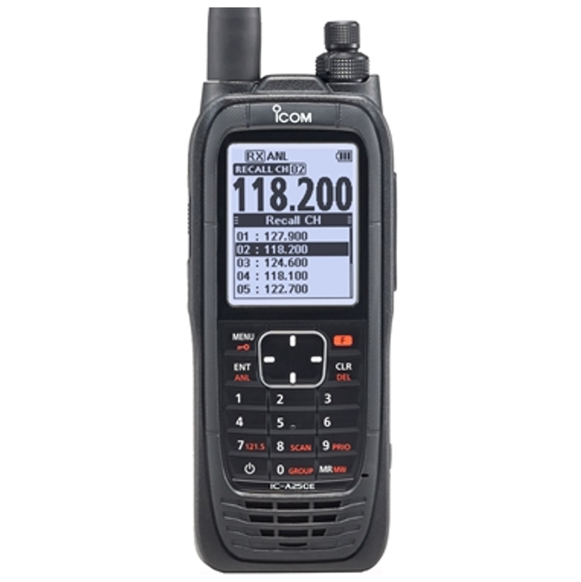 Portable Airband VHF Radio (Icom A25CE Sport Pack) - Heliport Supplies