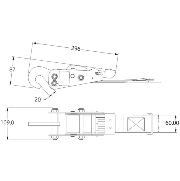 Helicopter Lashings (Drallim MC2-QEC Nylon Storm Lashings) - Heliport ...