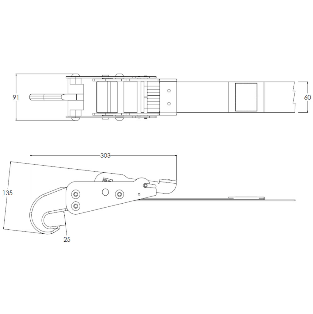 Helicopter Lashings (Drallim MC2-QEC) - Heliport Supplies