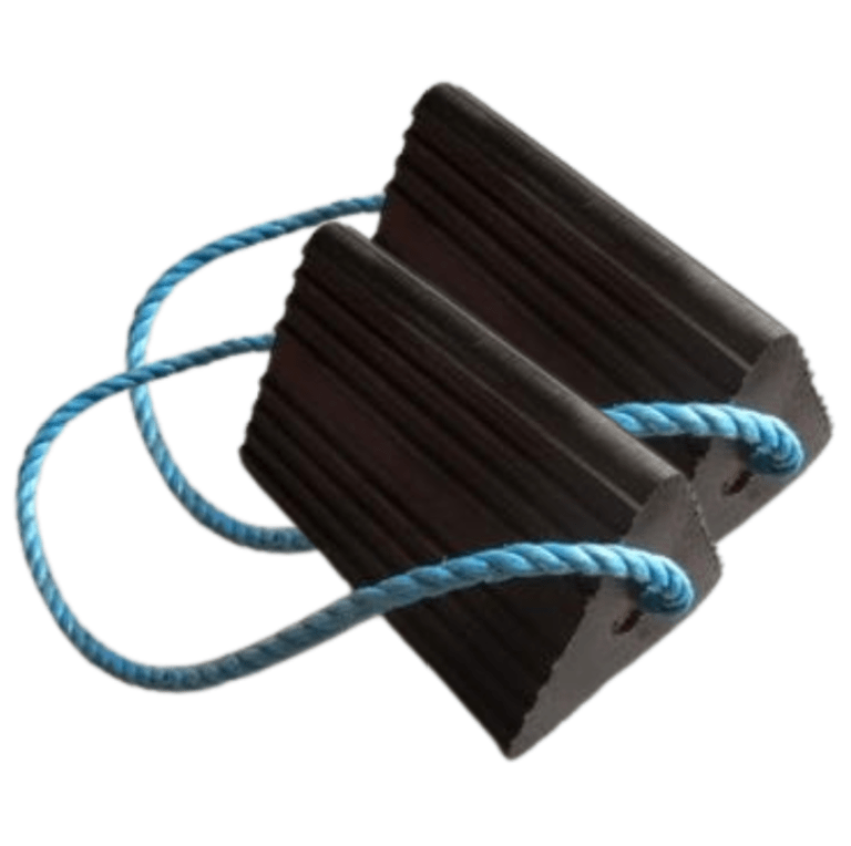 Helicopter Wheel Chocks; Dims: 170 x 155 x 250 mm (1 pair) - Heliport ...