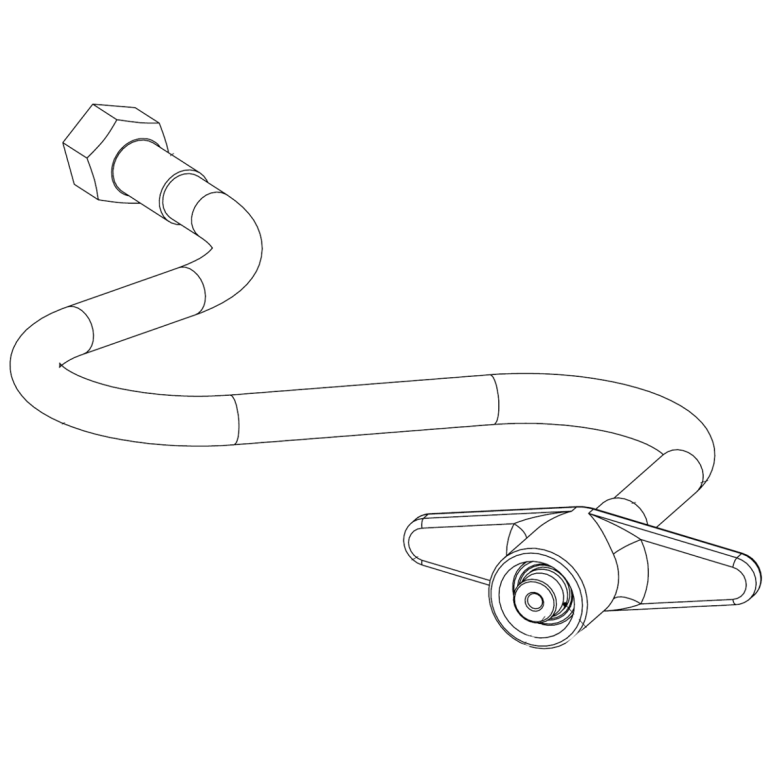 Telescopic CO2 Firefighting Lance with High Pressure Hose (Min. 120cm)