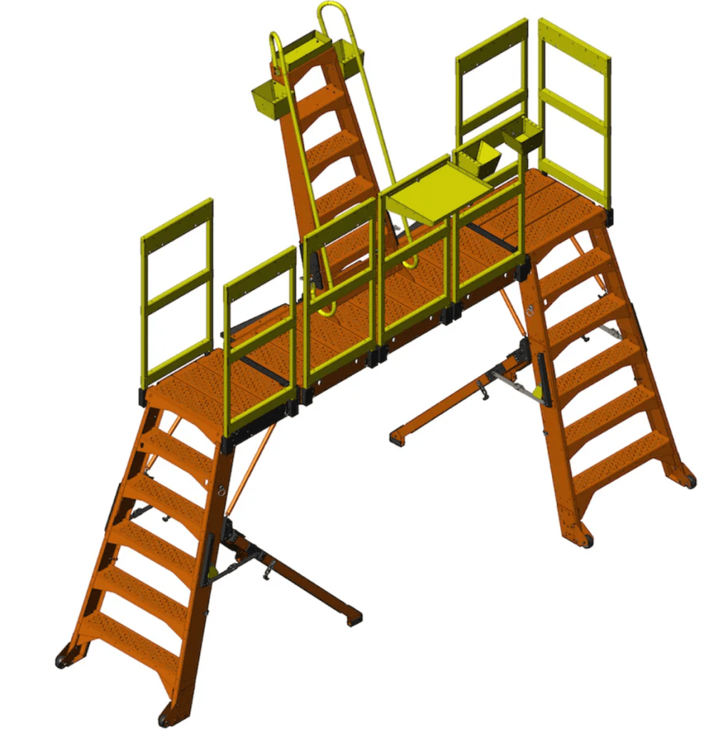 HeliLadder MX5 Modular Ladder/Platform System - Heliport Supplies