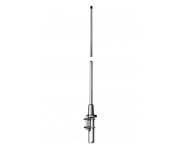 Pole/Rail Mount Antenna for Airband VHF Comms - Heliport Supplies