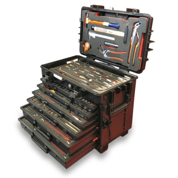Aviation Tool Kit (236 Tools, Wheeled Case with 7 Drawers) - Heliport ...