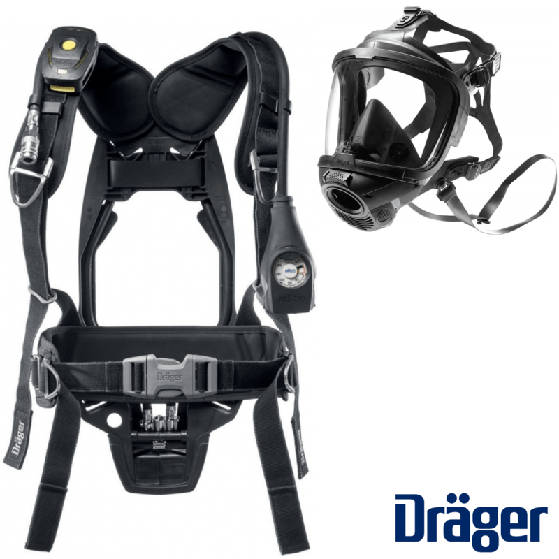 Dräger BA Set PSS3000 c/w Face Mask & Speech Diaphragm - Heliport Supplies