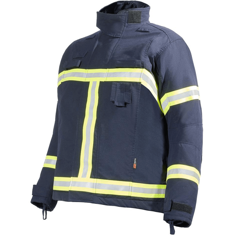 Firefighter Jacket & Trousers (Kermel Aramid), Navy (BS EN 469; MED)