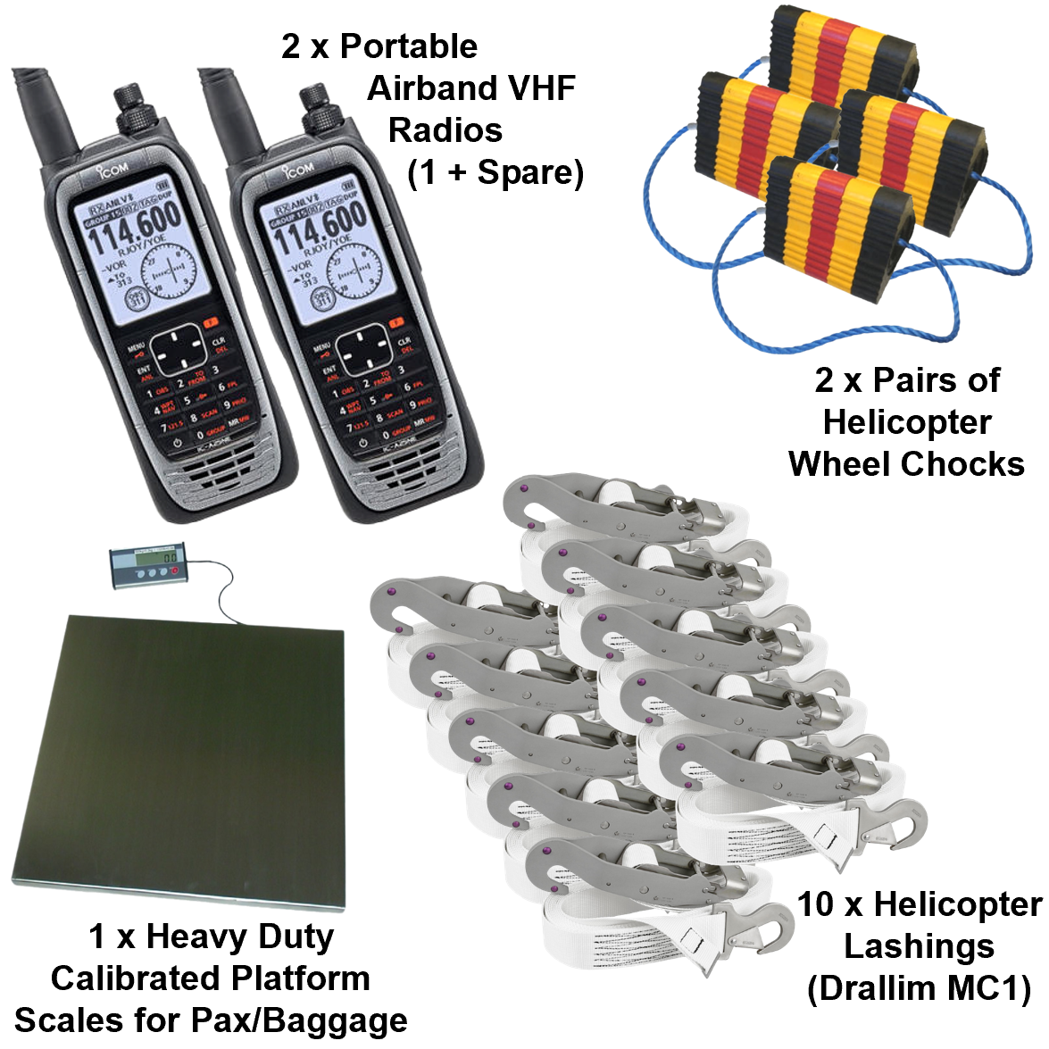 Heliport Firefighting Equipment Bundle - Heliport Supplies