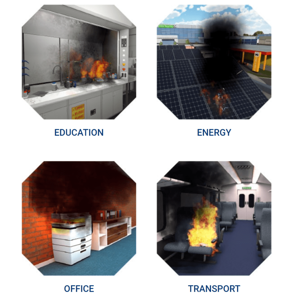 FLAIM VR Fire Safety Training System (Fire Extinguisher) - Heliport ...
