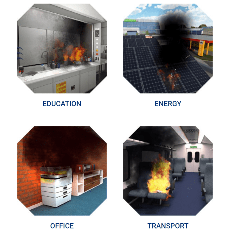 FLAIM VR Fire Safety Training System (Fire Extinguisher) - Heliport ...