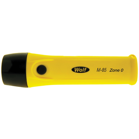 Wolf M-85 LED ATEX Safety Torch (Yellow, 210 Lumens) - Heliport Supplies