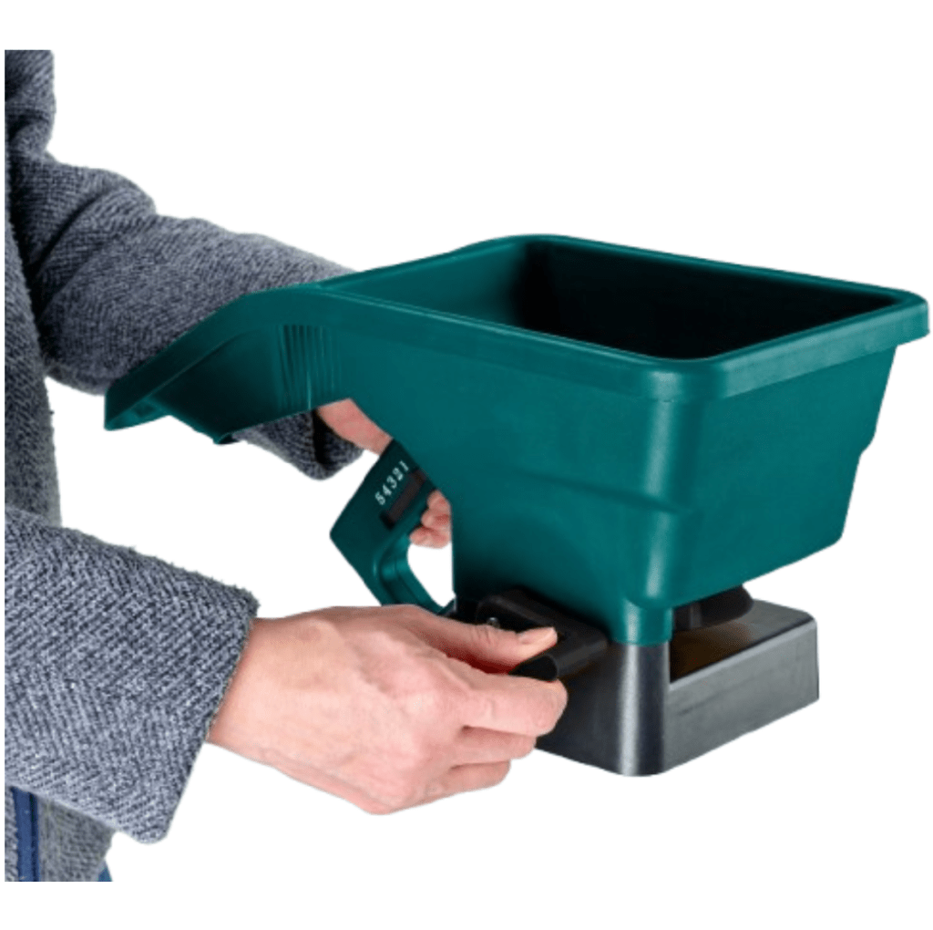 Handheld Broadcast Spreader (2kg Capacity) - Heliport Supplies