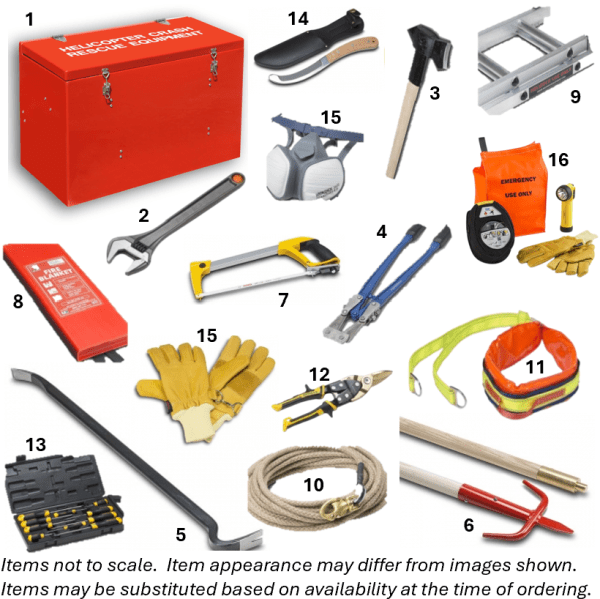 H1/H2 Shipboard Heliport Crash Rescue Kit (CAP 437 Compliant ...