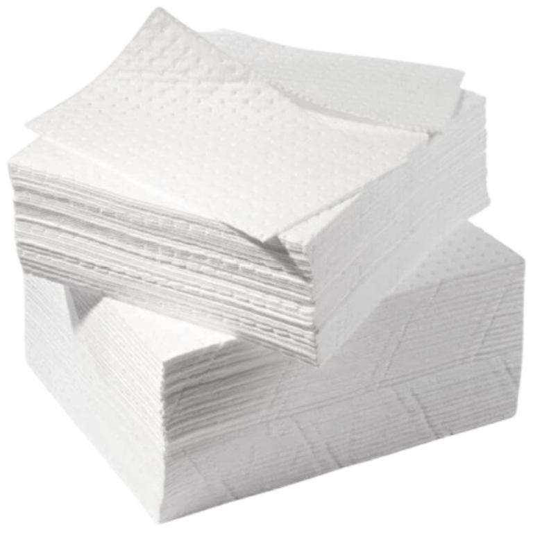 Oil/Fuel Absorbent Pads – Medium (Pack of 100) - Heliport Supplies