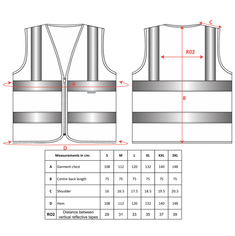 Hi-Vis HDA Vest (Printed) - Heliport Supplies